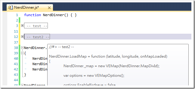 mrkt 的程式學習筆記: 一些Visual Studio 2010對於JavaScript的輔助外掛